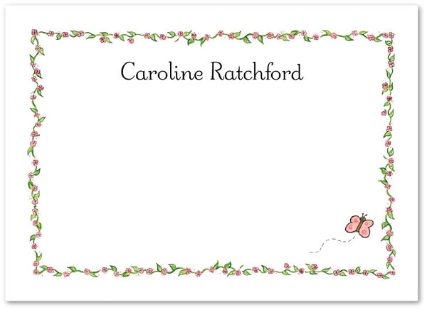 Caroline Border Flat Card – AmyAdele.com